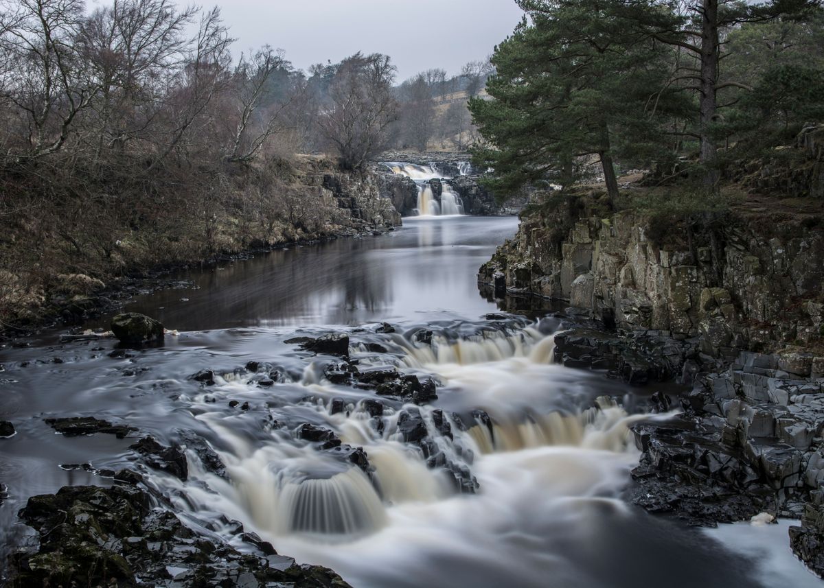 'Low force waterfall' Poster by Anthony meddes | Displate