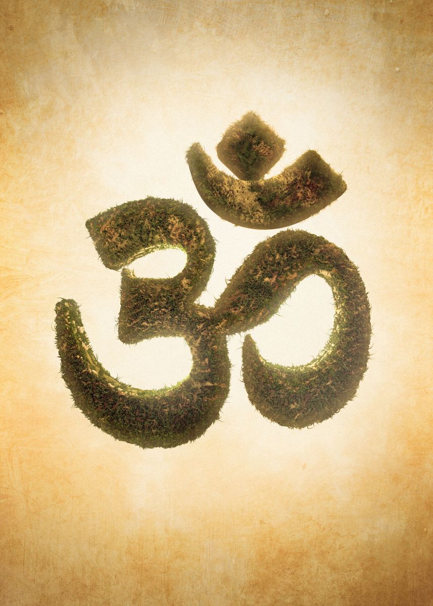 'Abandoned Om' Poster, picture, metal print, paint by Simon Garcia ...