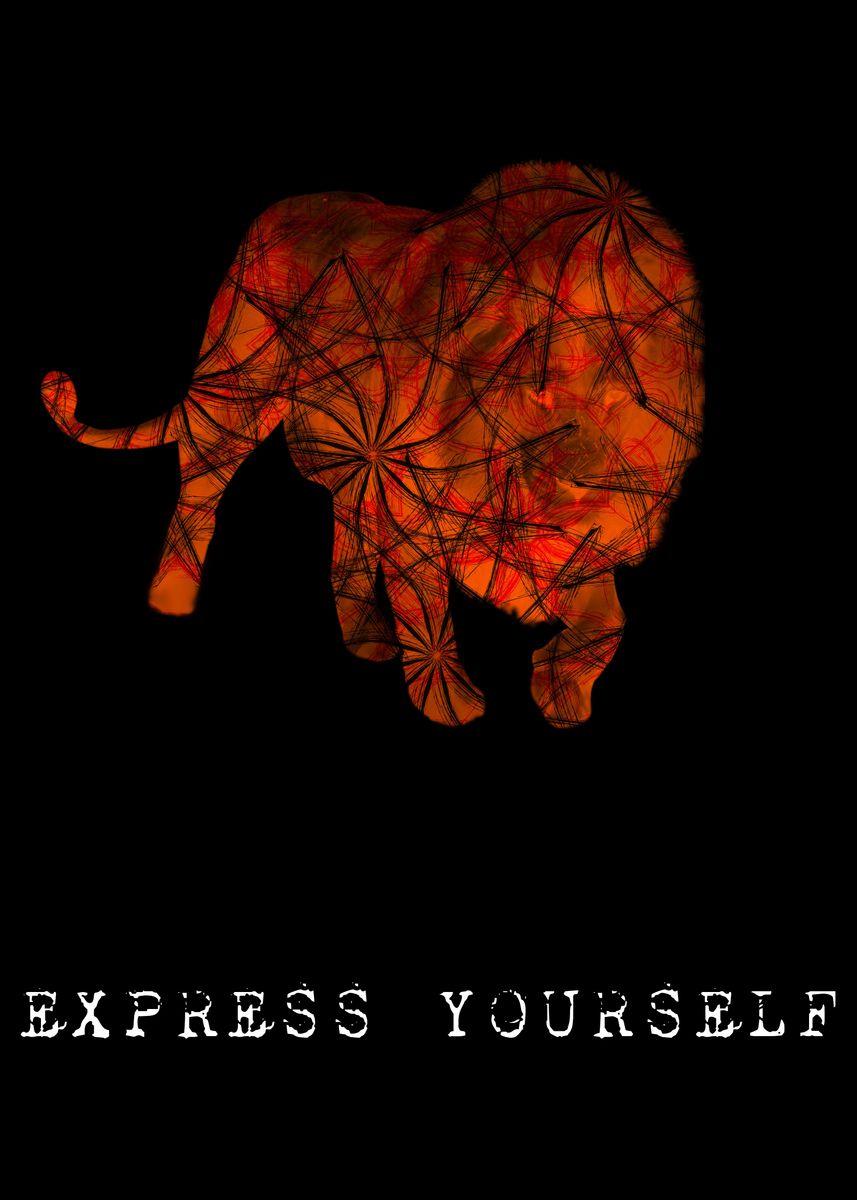 'Be different. Be bold.. Be yourself. Express how you f ... ' Poster by ...
