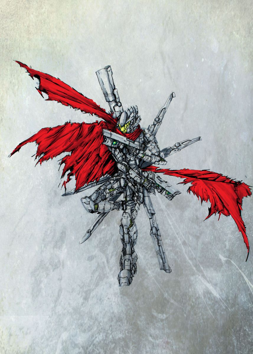 ''Red Cipher'' Poster by Al Santiago | Displate