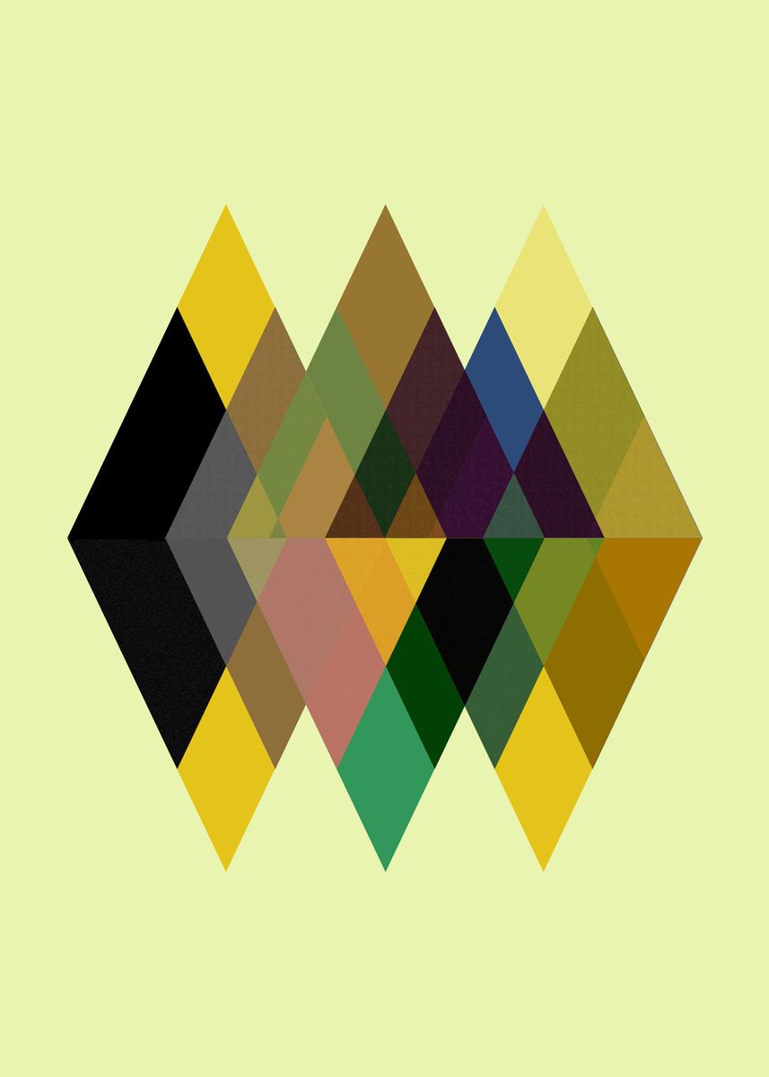 'Abstract #726' Poster by Rockett Graphics | Displate