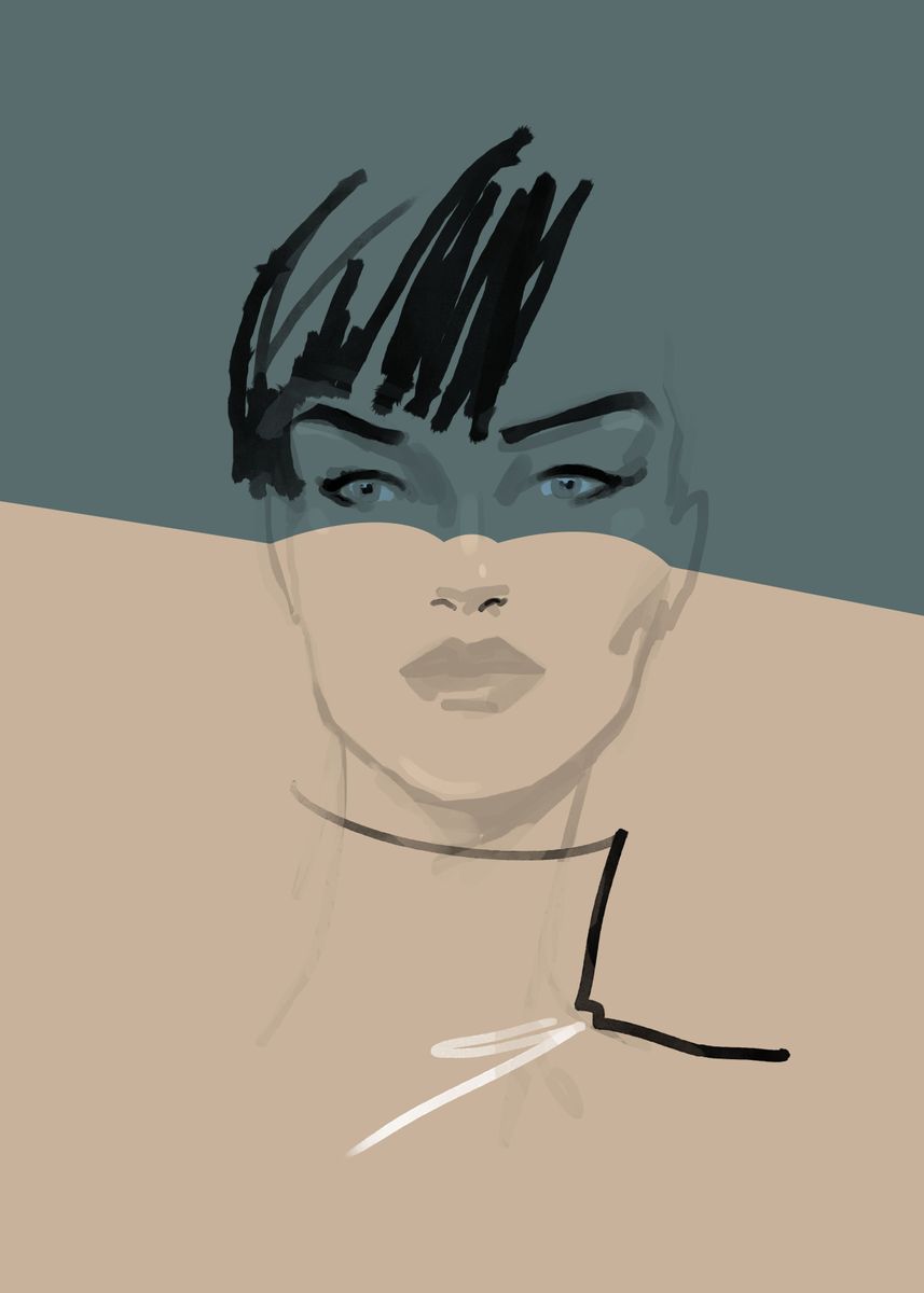 'Shadowoman 05' Poster, picture, metal print, paint by Mod Artisto ...