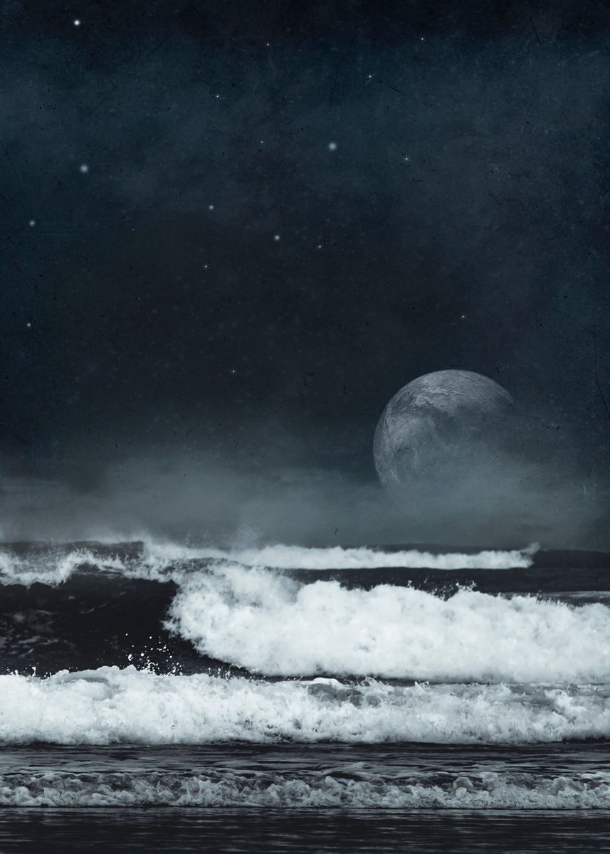 '9th Nightwave' Poster by Dirk Wüstenhagen | Displate