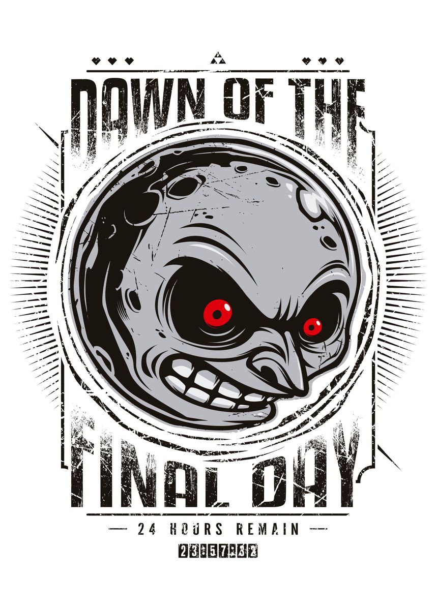 'Dawn of the final day... V.2' Poster, picture, metal print, paint by ...
