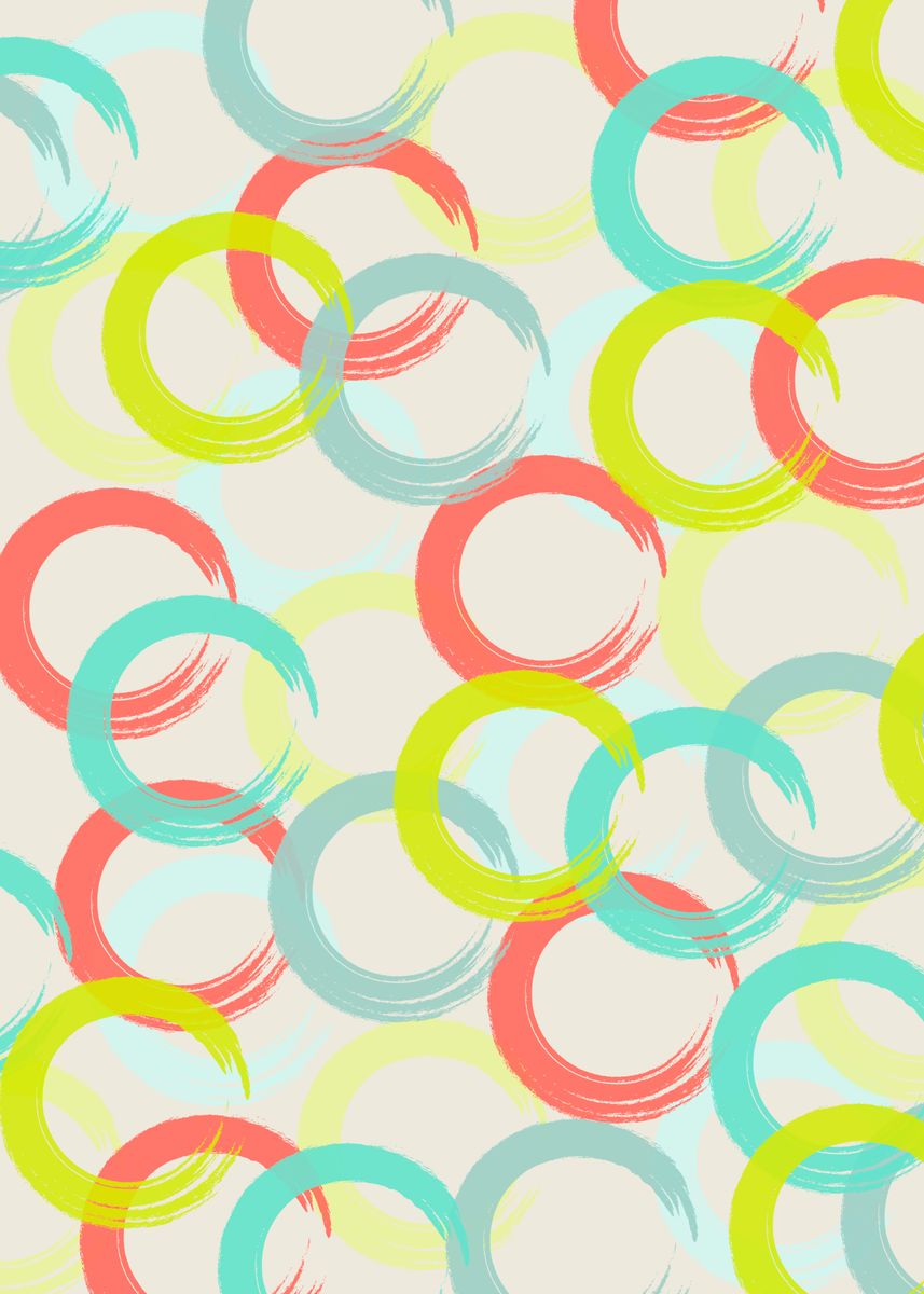 'Abstract pattern' Poster, picture, metal print, paint by Larisa ...