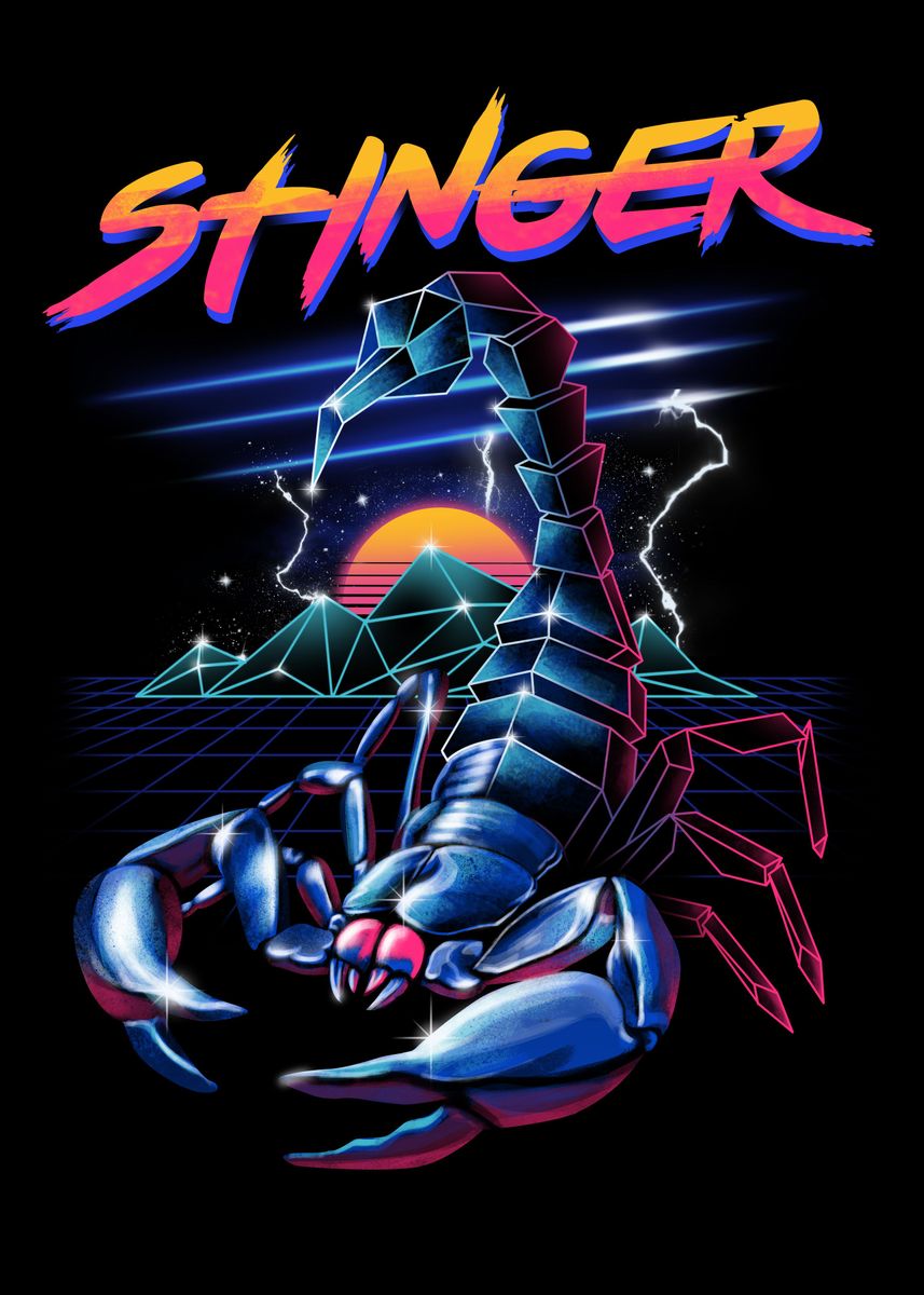 'Stinger' Poster, picture, metal print, paint by vp trinidad | Displate