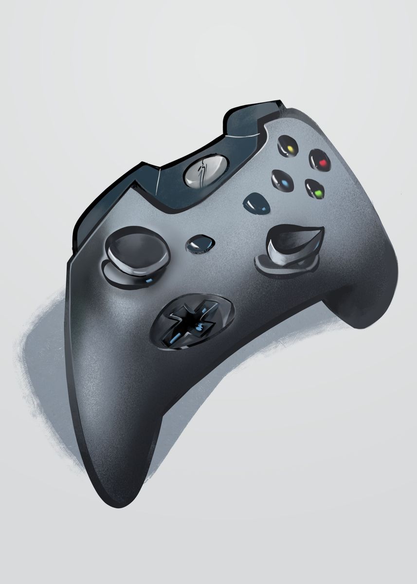 'control x' Poster, picture, metal print, paint by James Weinreb | Displate