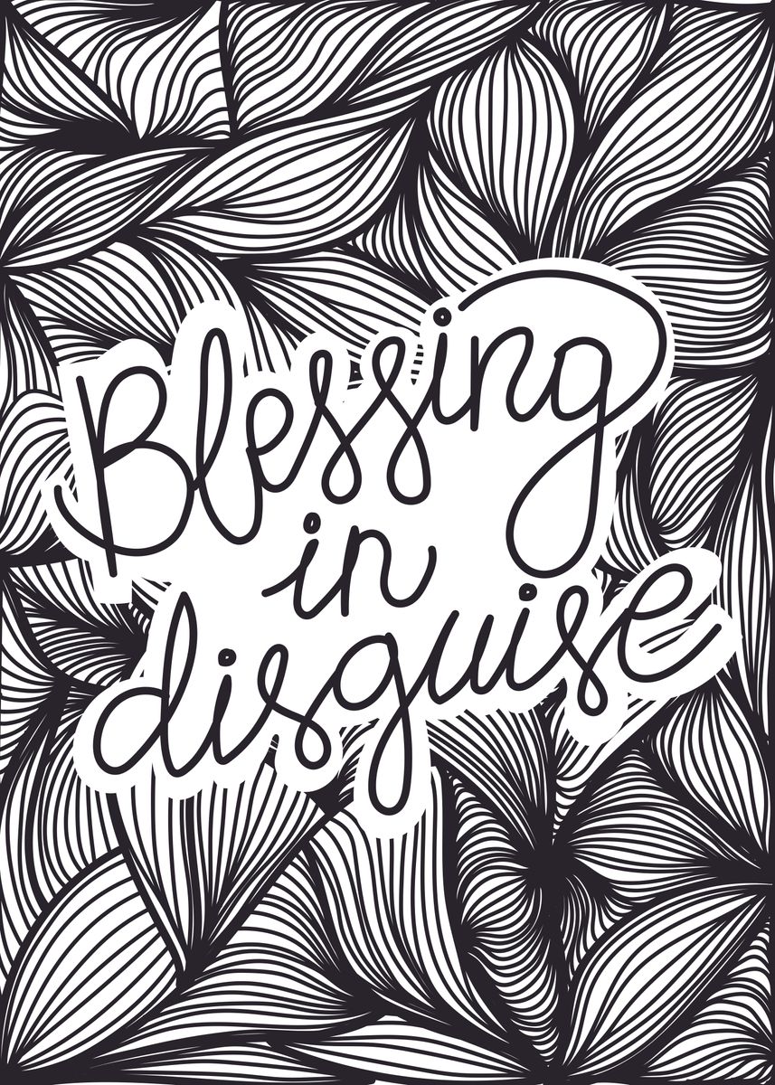 'Blessing in Disguise' Poster, picture, metal print, paint by Maria ...