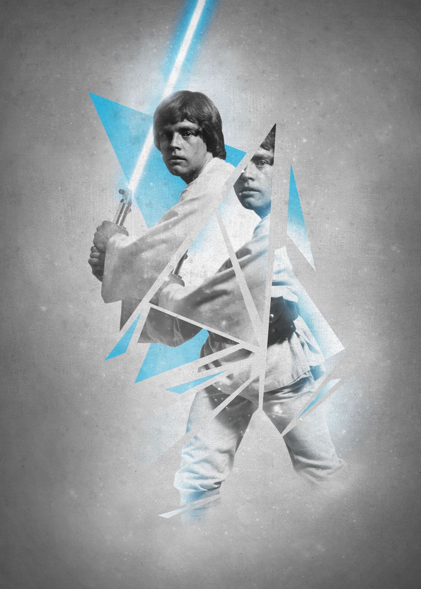 'Luke Skywalker' Poster, picture, metal print, paint by Star Wars ...