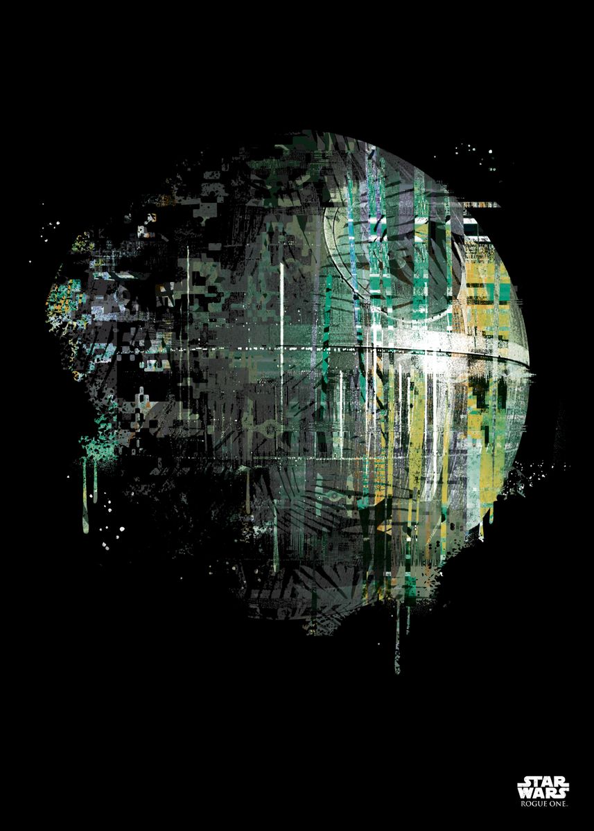 'Death Star' Poster, picture, metal print, paint by Star Wars | Displate