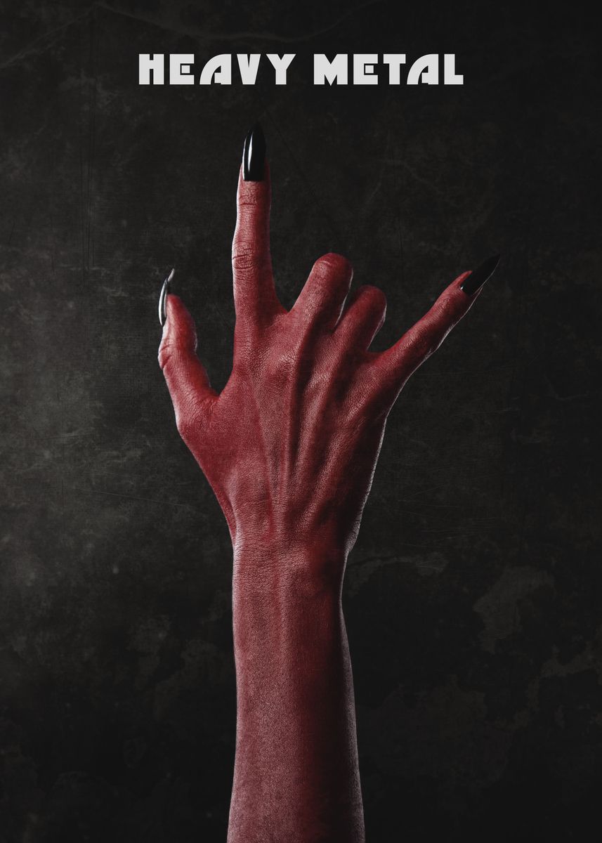 'Heavy Metal ' Poster, picture, metal print, paint by Benny Haley ...