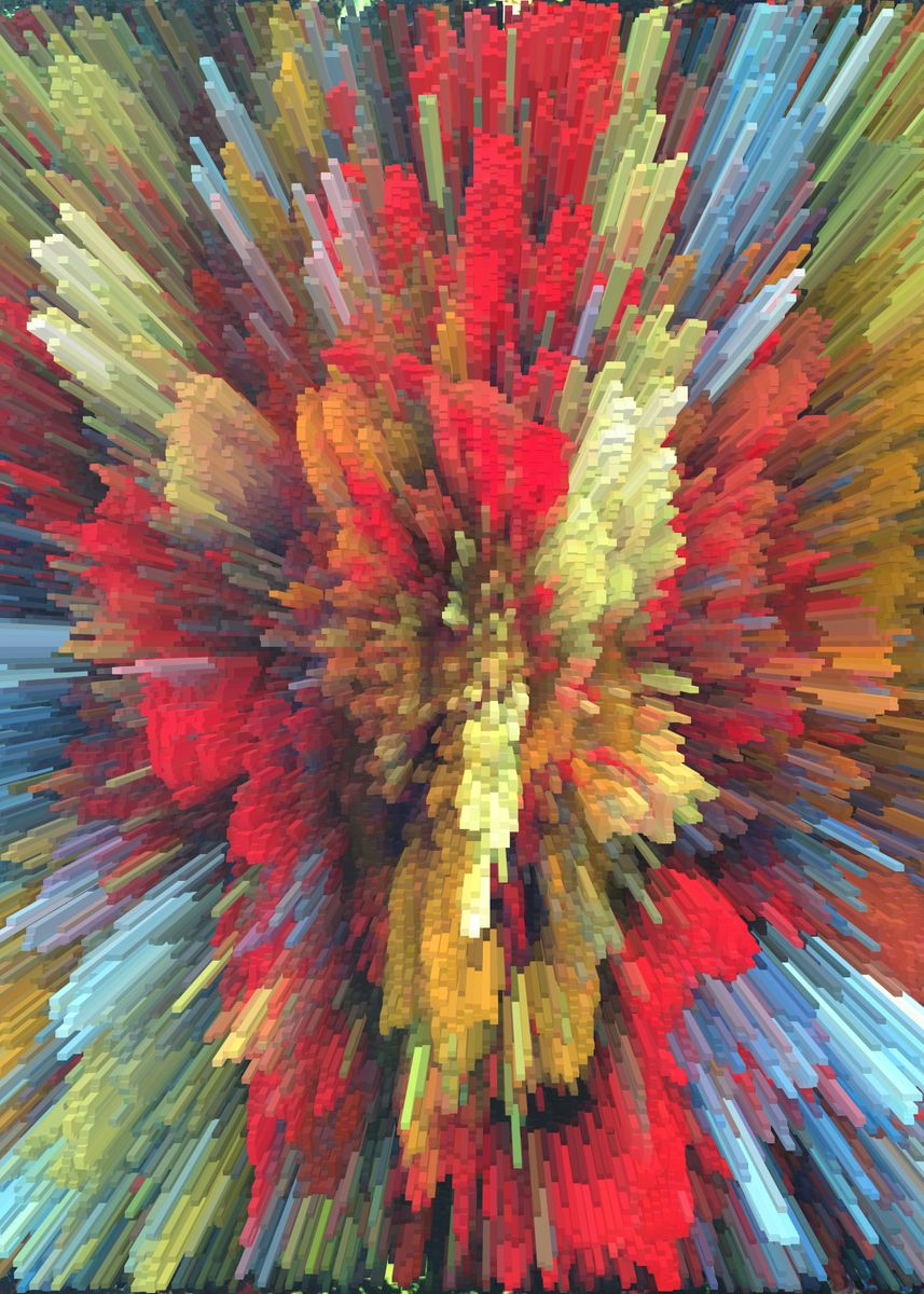 'abstract pattern' Poster, picture, metal print, paint by Larisa ...