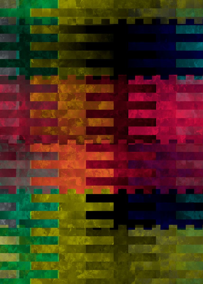 'abstract pattern' Poster by Larisa Siverina | Displate