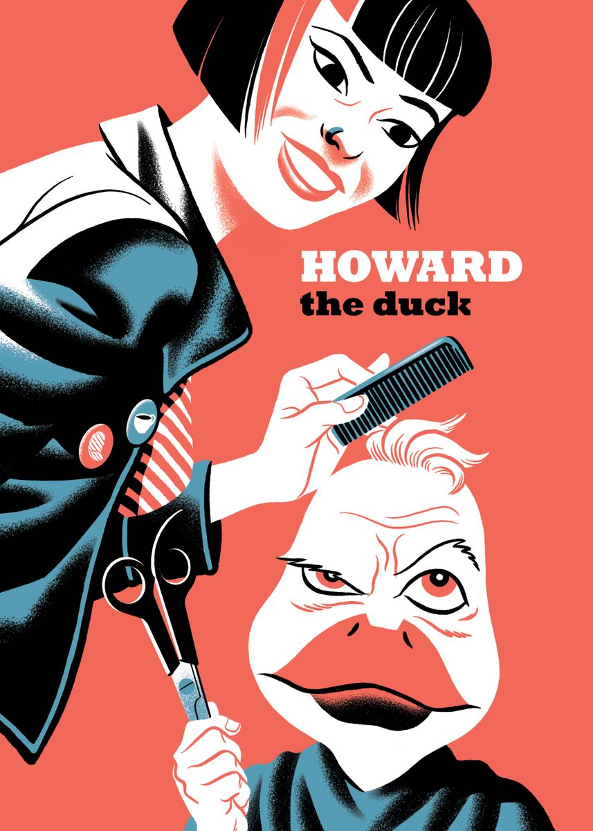 'Howard the Duck' Poster, picture, metal print, paint by Marvel | Displate