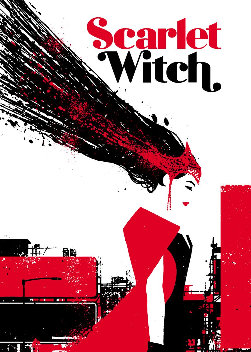 'Wanda' Poster, picture, metal print, paint by Marvel | Displate