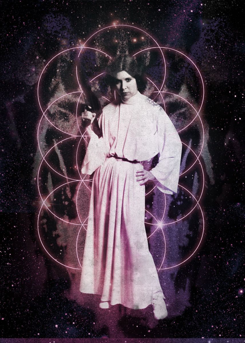 'Princess Leia' Poster, picture, metal print, paint by Star Wars | Displate