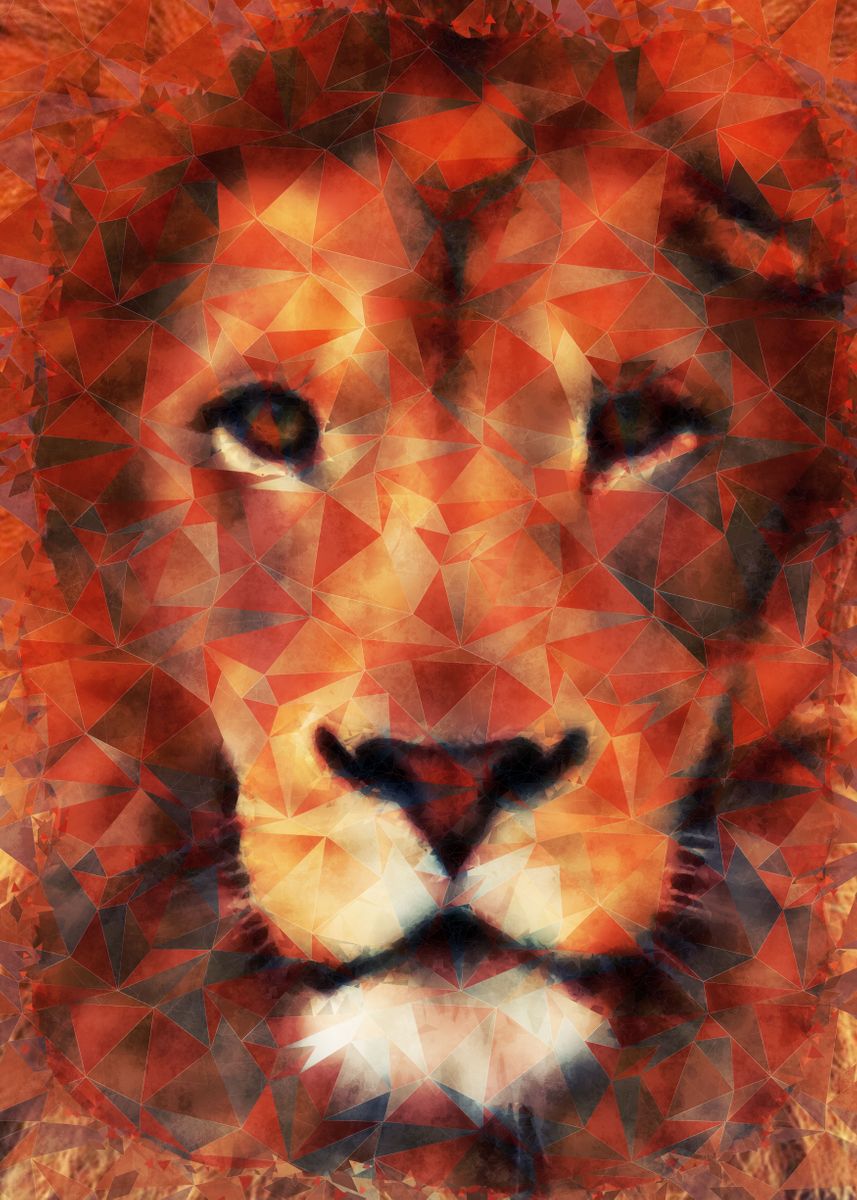 'Lion. ' Poster by Rusku !!! | Displate