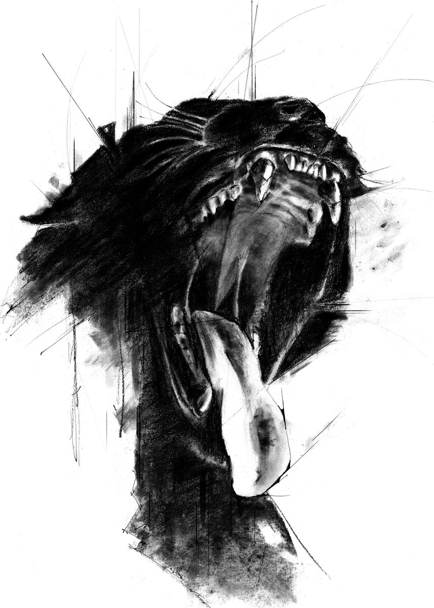 'The Untamed' Poster, picture, metal print, paint by Cristina Stefan ...