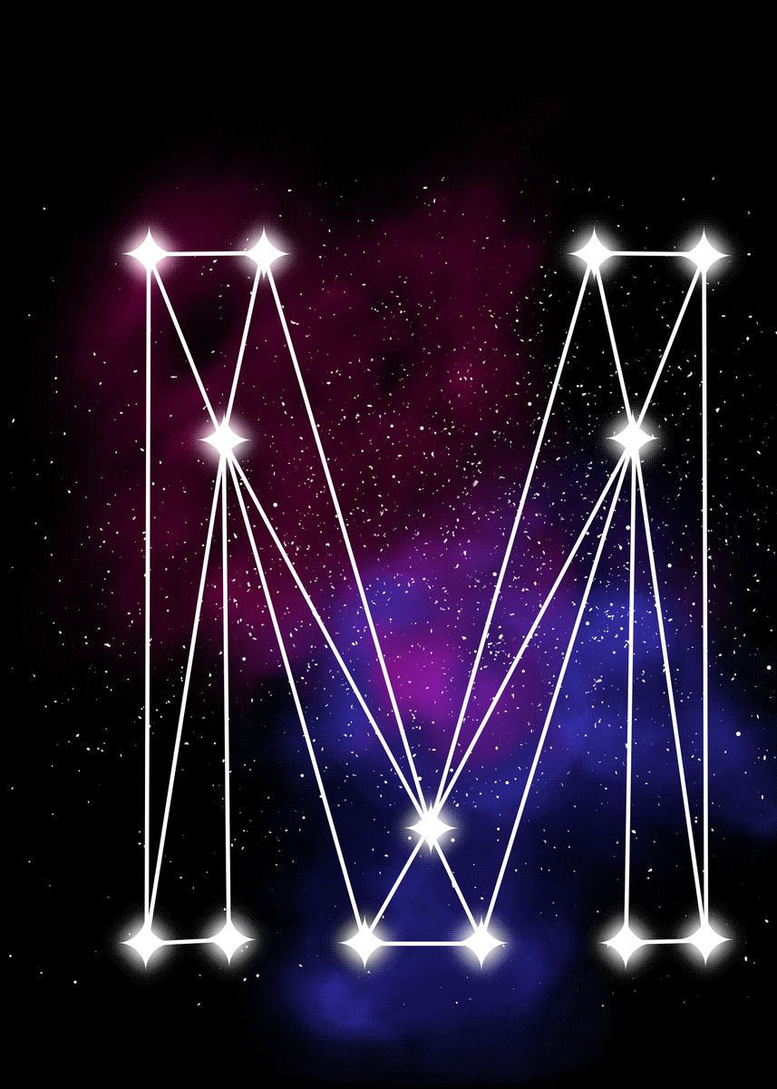 'Initial letter M' Poster by Alberto Perez | Displate