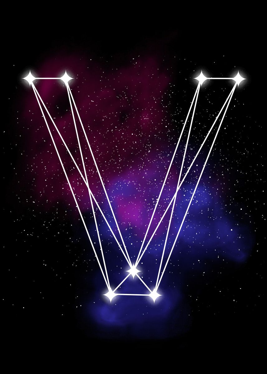 'Initial letter V' Poster, picture, metal print, paint by Alberto Perez ...