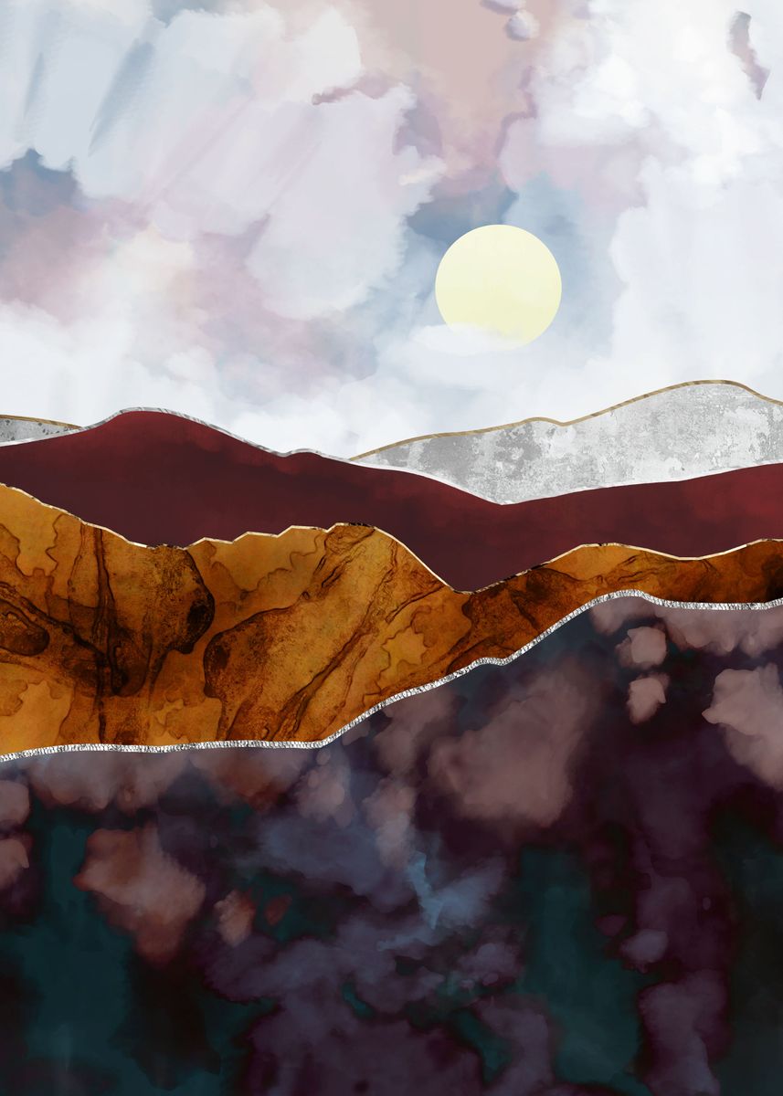 'Distant Light' Poster by SpaceFrog Designs | Displate