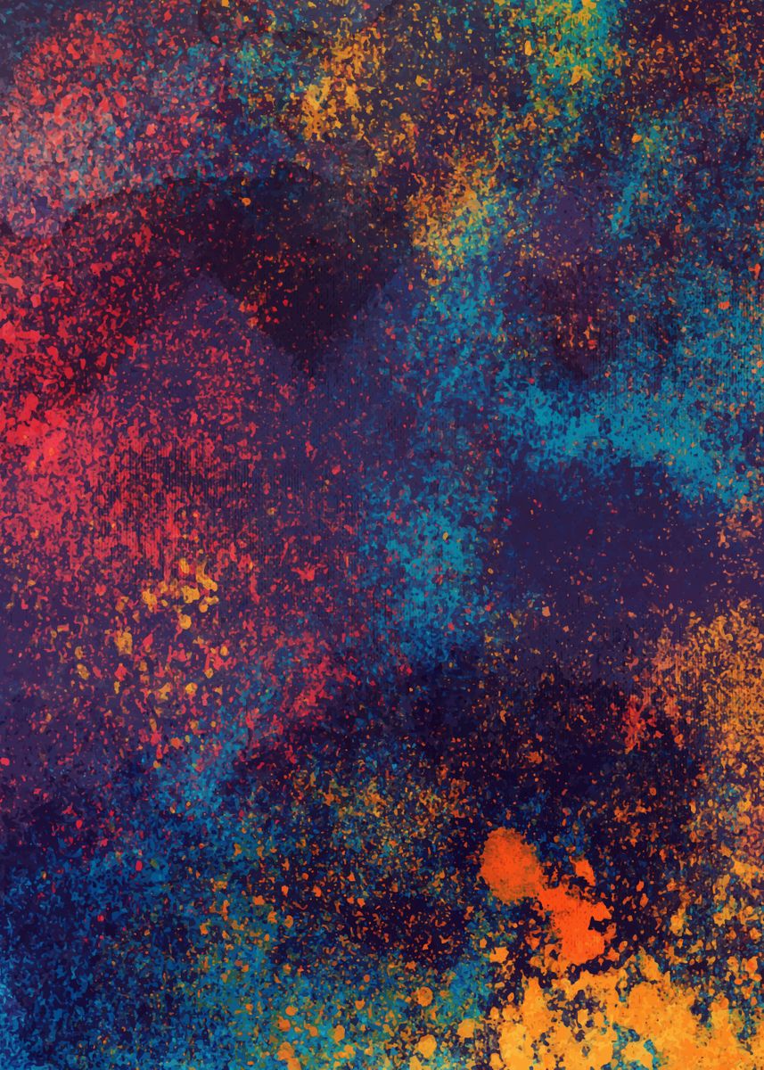 'Paint Splatter' Poster, picture, metal print, paint by Jp Torres ...