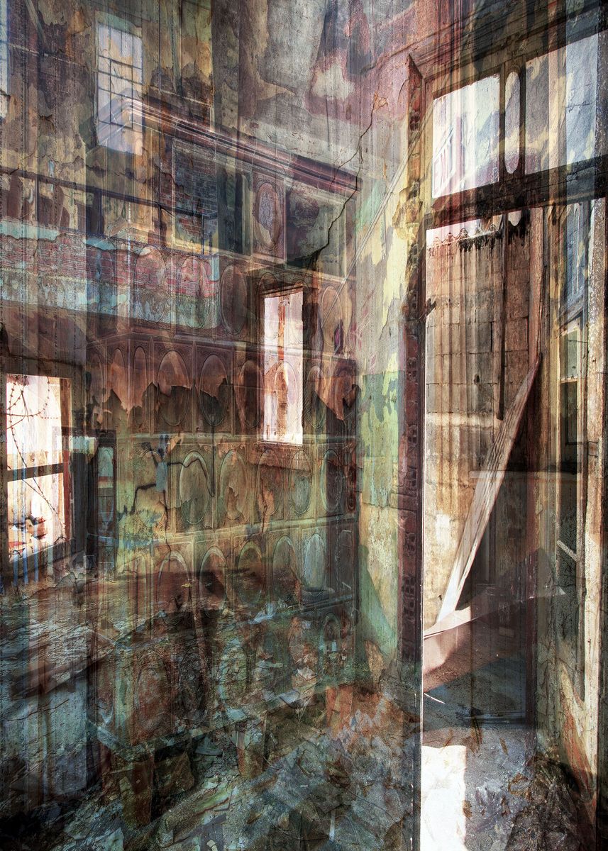 'Broken Windows' Poster, picture, metal print, paint by David Hughes ...