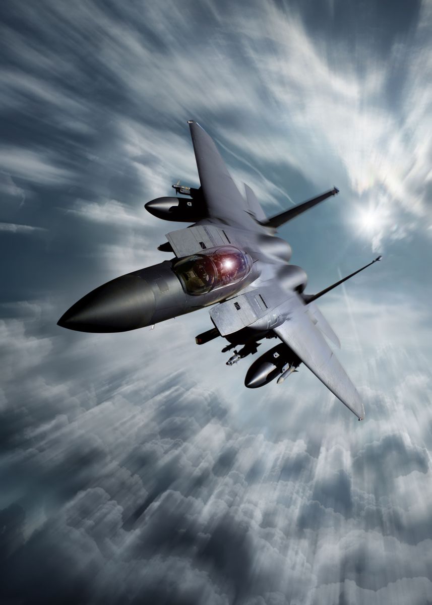 'USAF F-15 Eagle' Poster, picture, metal print, paint by Airpower Art ...