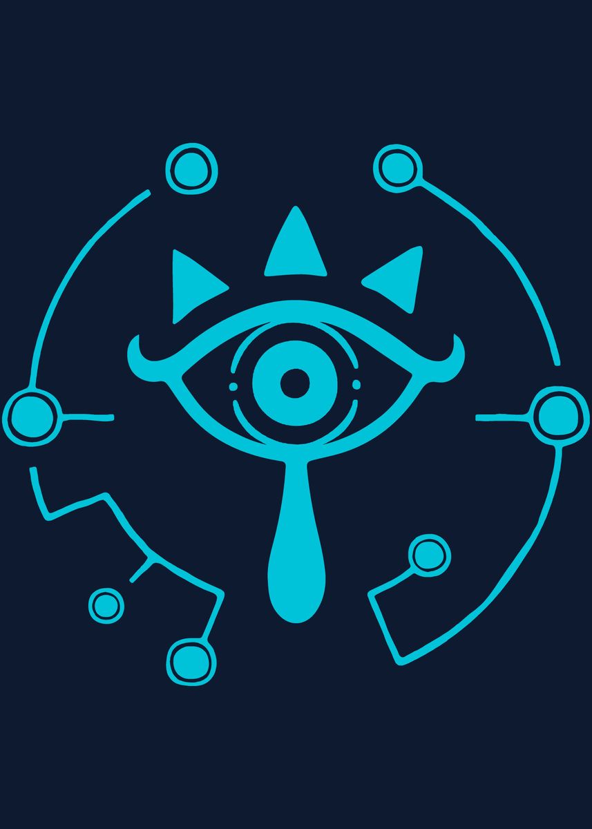 'Sheikah Emblem' Poster, picture, metal print, paint by Retro Freak ...