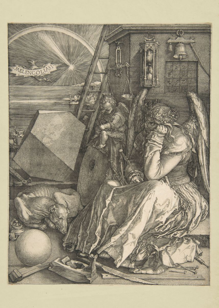 'Albrecht Dürer - Melencolia I, 1514, engraving; Collec ... ' Poster ...