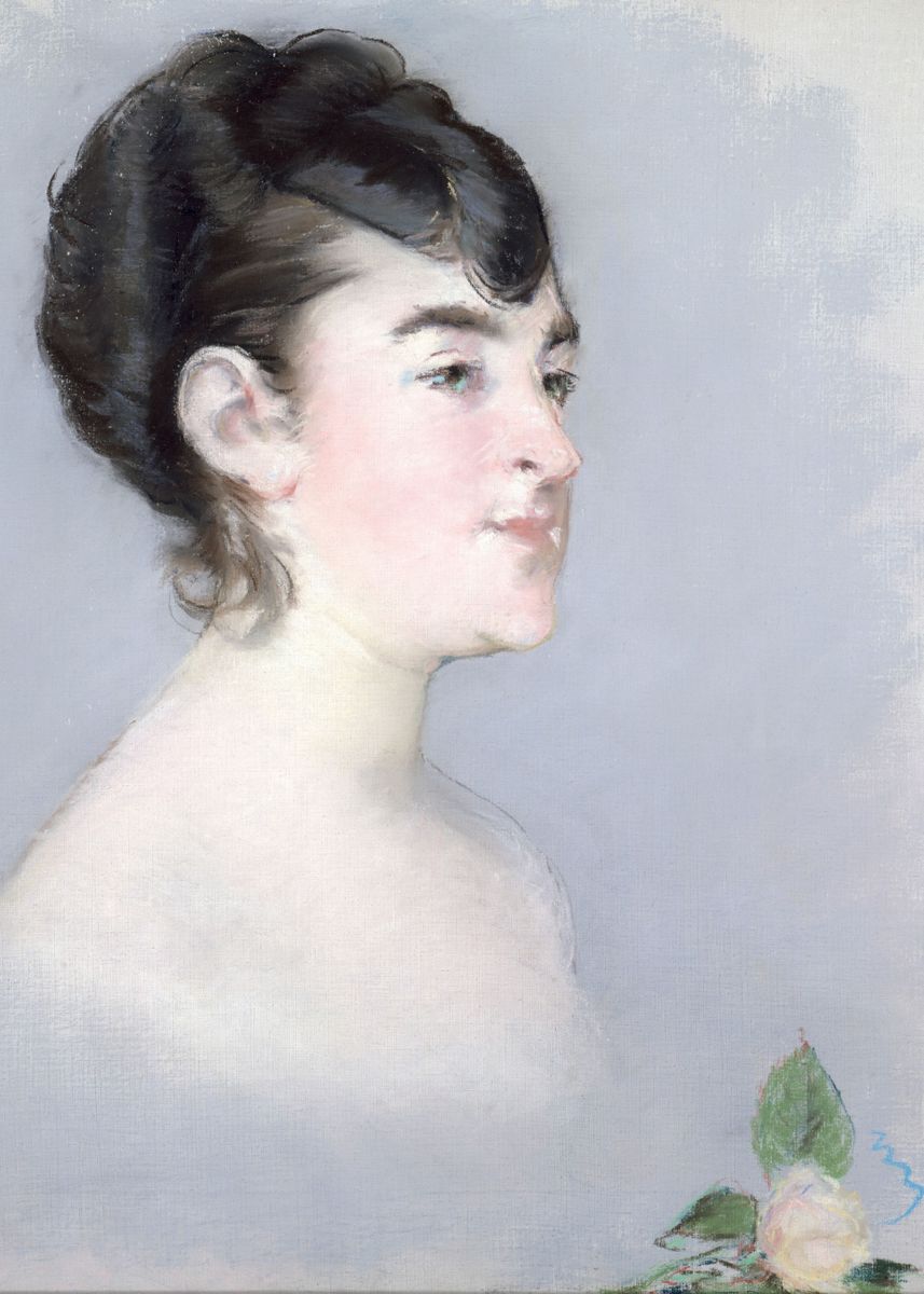 'Édouard Manet - Mademoiselle Isabelle Lemonnier (1857–1 ... ' Poster ...