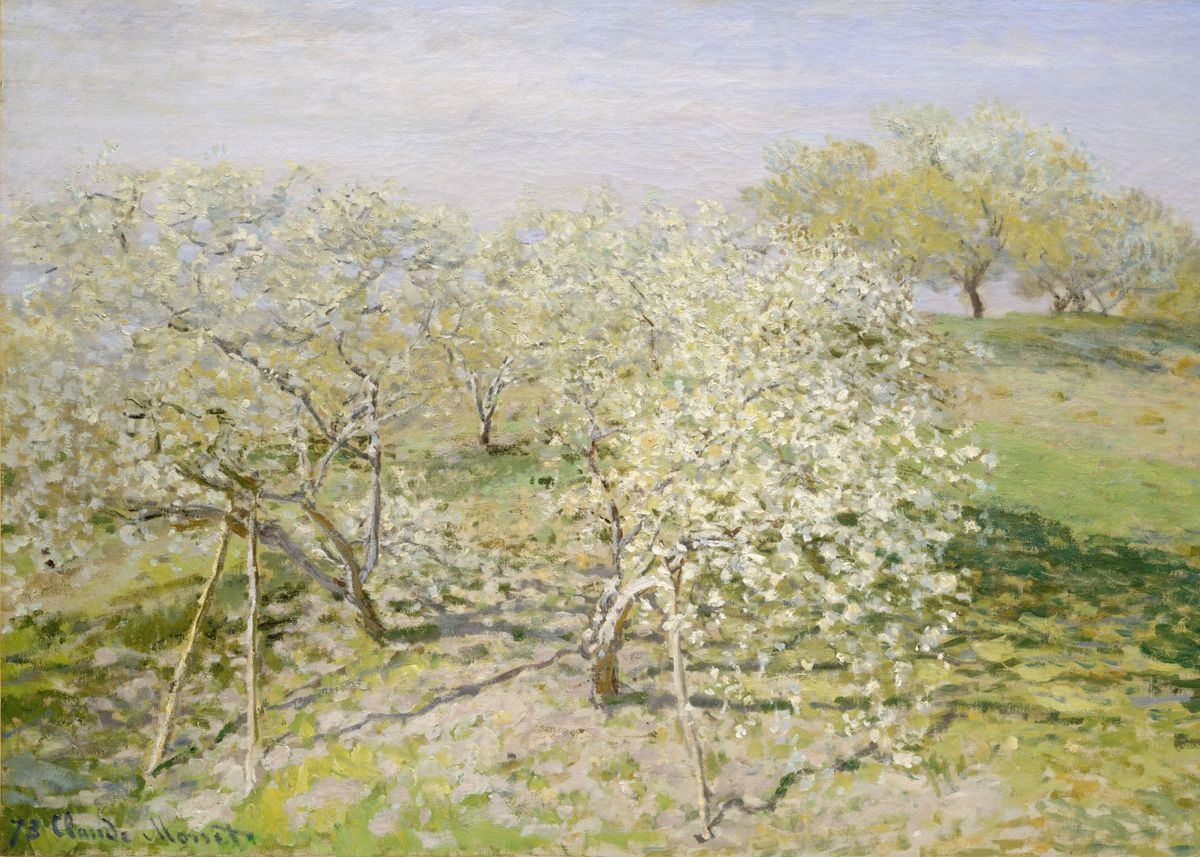'Claude Monet - Spring (Fruit Trees in Bloom), 1873, oil ... ' Poster ...