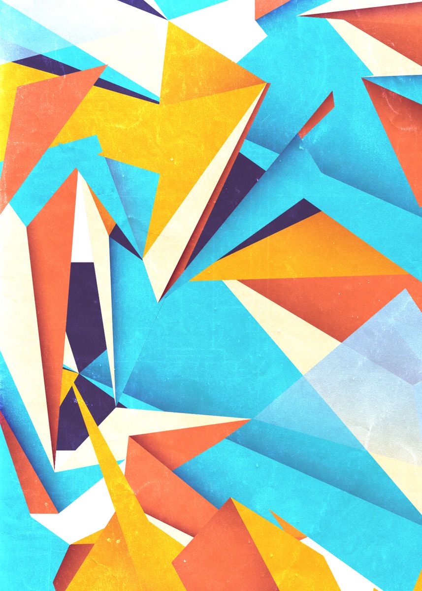 'complex ' Poster, picture, metal print, paint by Rui Faria | Displate