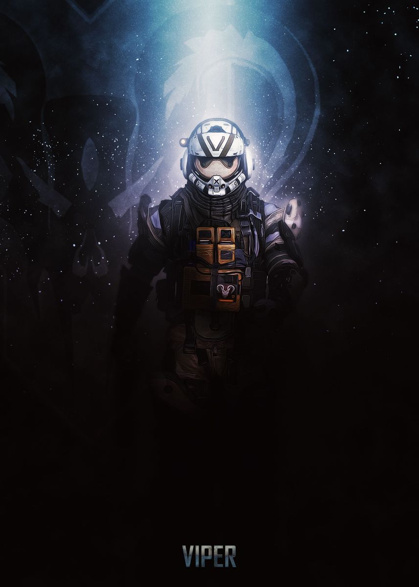 'Viper from Titanfall' Poster, picture, metal print, paint by Rykker o7 ...
