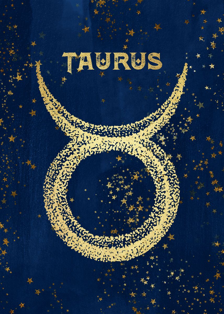 'Taurus birthdates April 20 to May 20 Antique Vintage Ar ... ' Poster ...