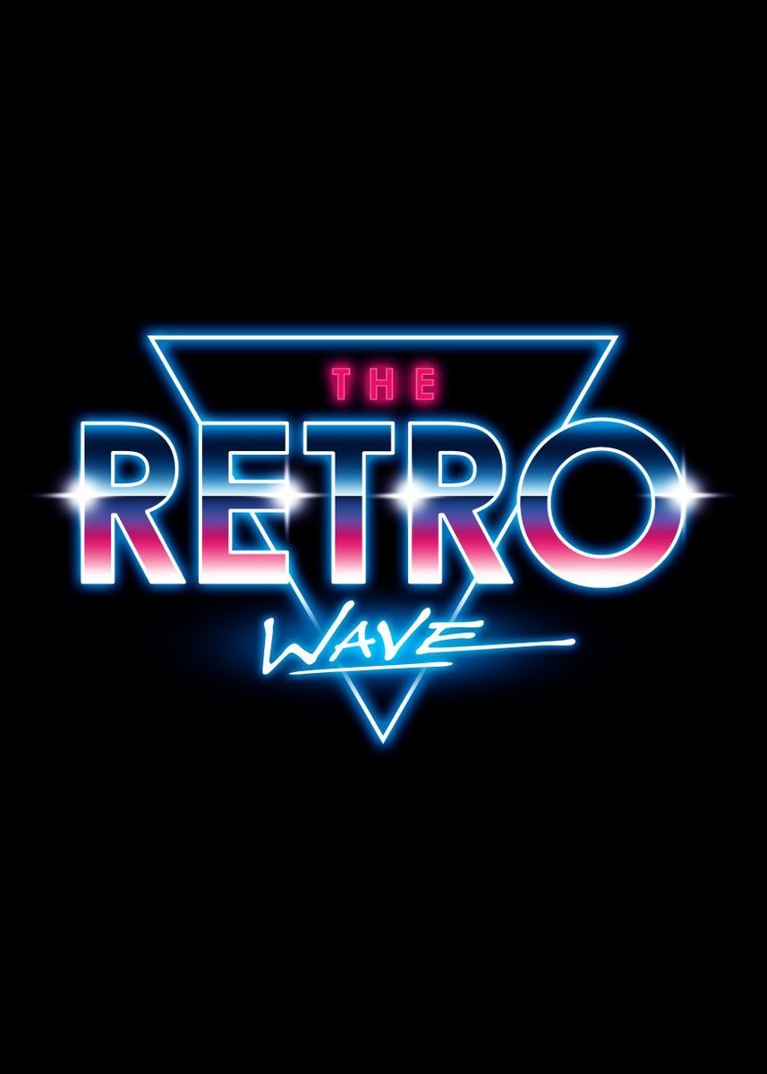 'The Retro Wave' Poster, picture, metal print, paint by Steven Toang ...