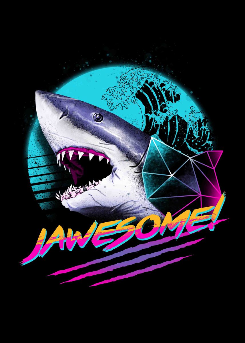 'Jawesome!' Poster, picture, metal print, paint by vp trinidad | Displate