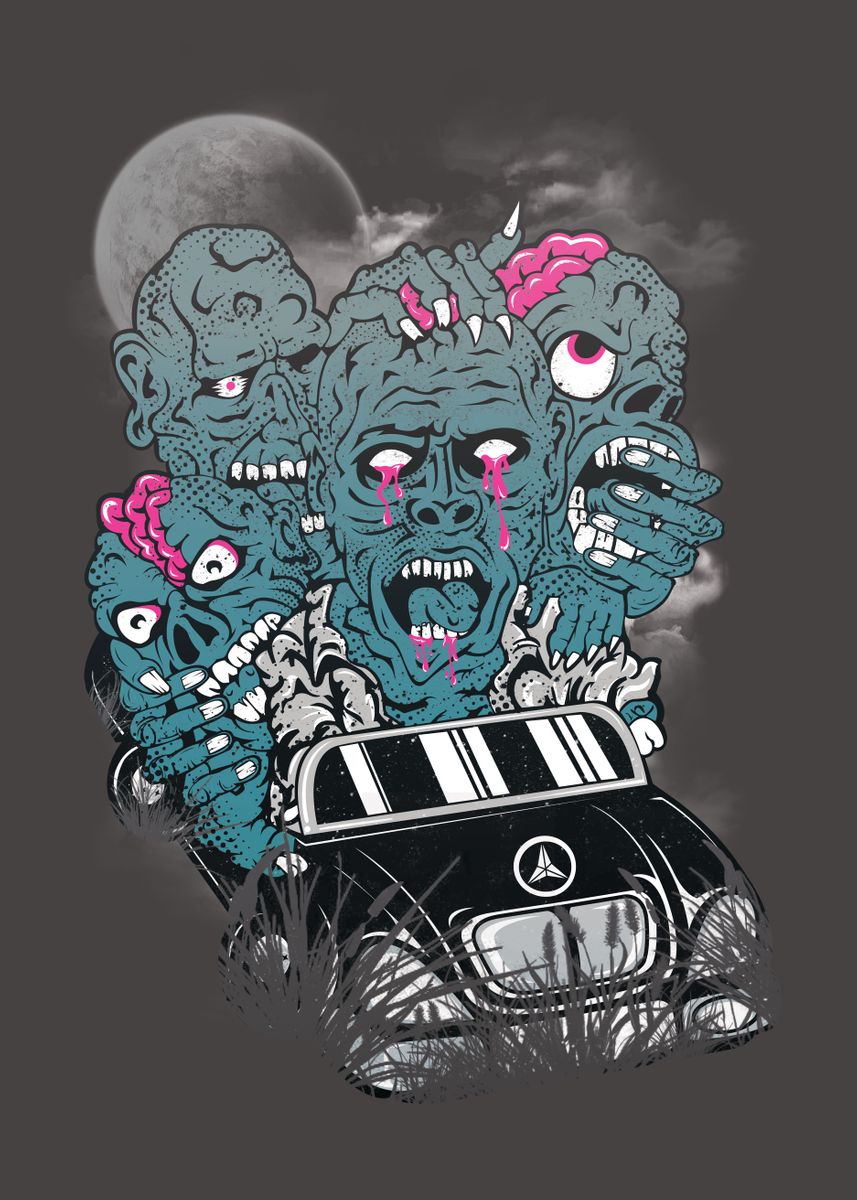 'Joy Ride' Poster, picture, metal print, paint by Rael Mitchel Dosdos ...