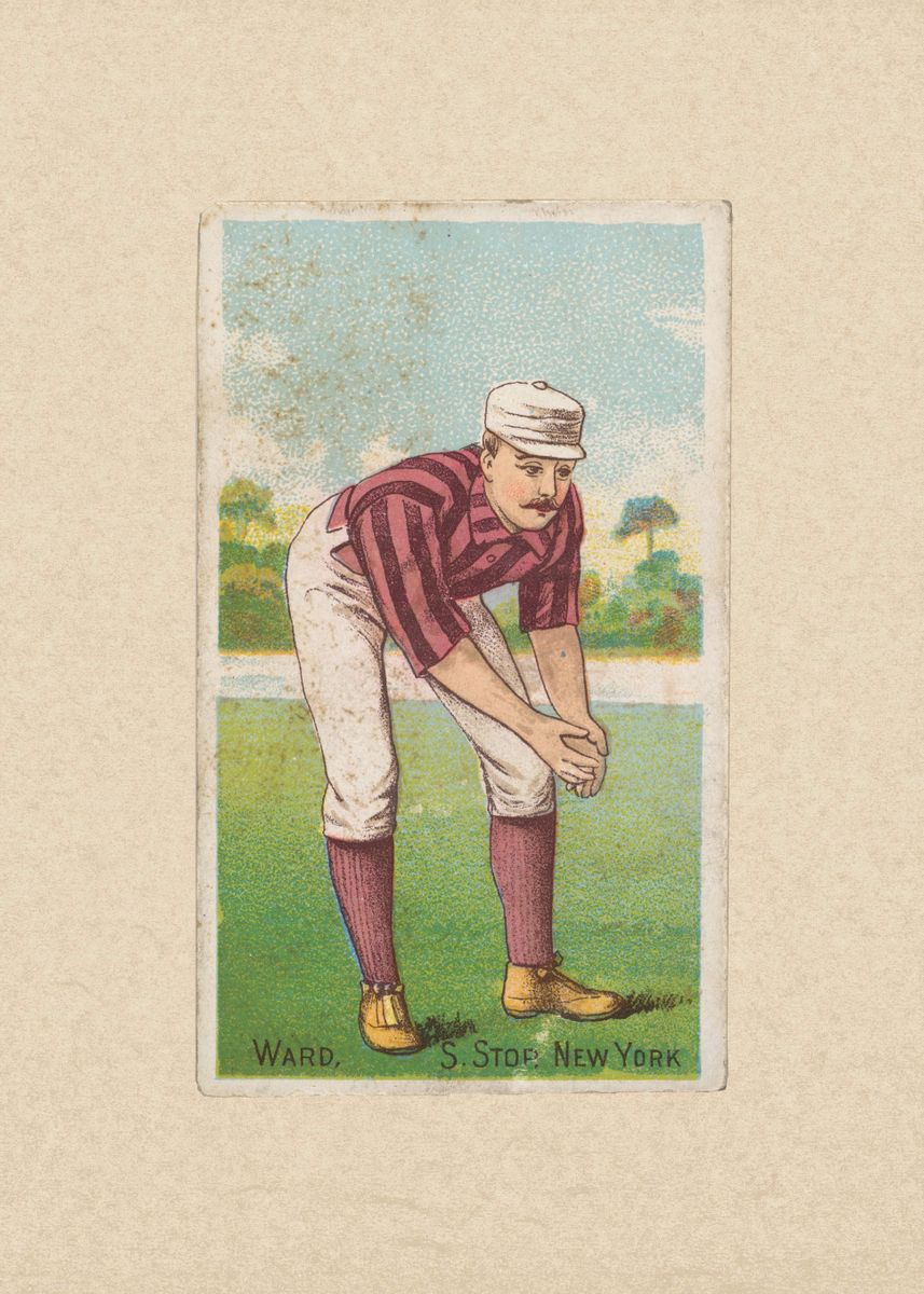 'Ward, Shortstop, New York, from the 'Gold Coin' Tobacco ... ' Poster ...
