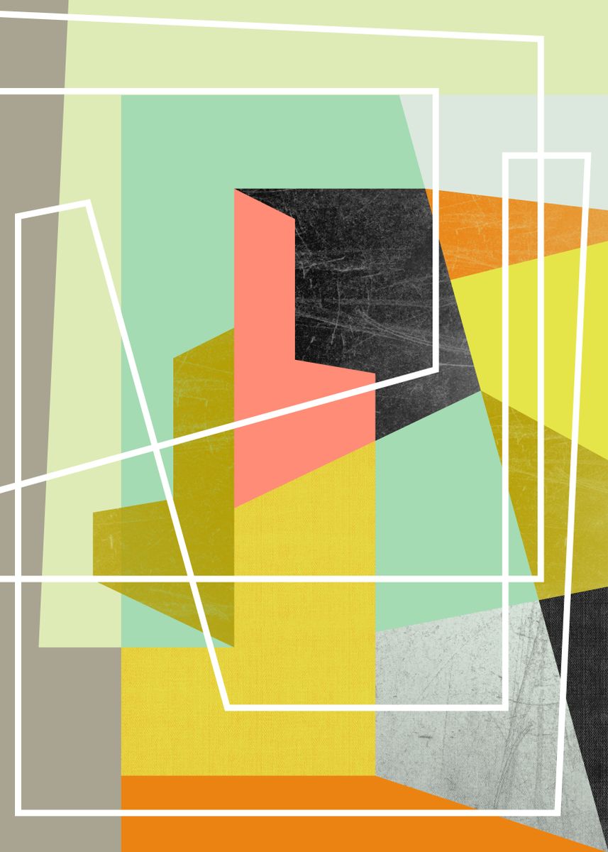 'ColorBlock II' Poster by Susana Paz | Displate