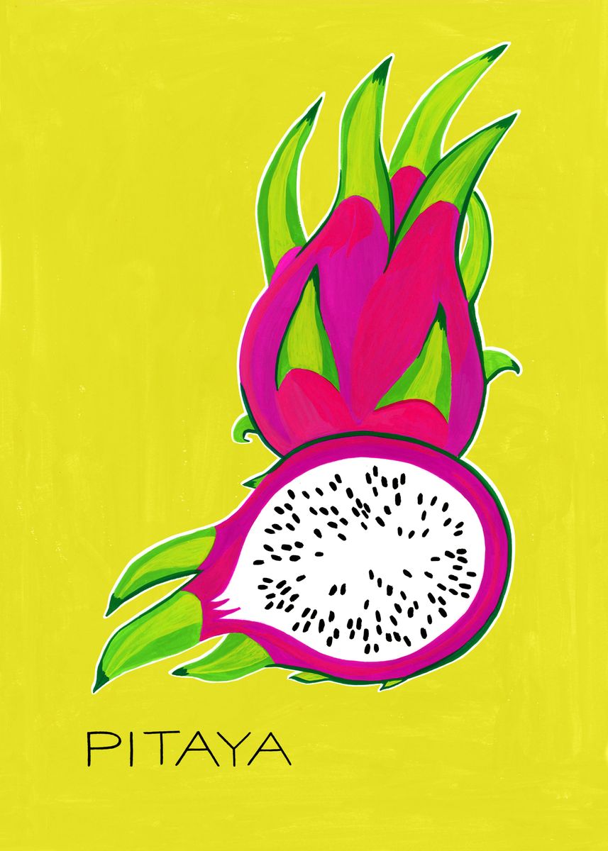 'Pitaya' Poster by Lotta Hakola | Displate
