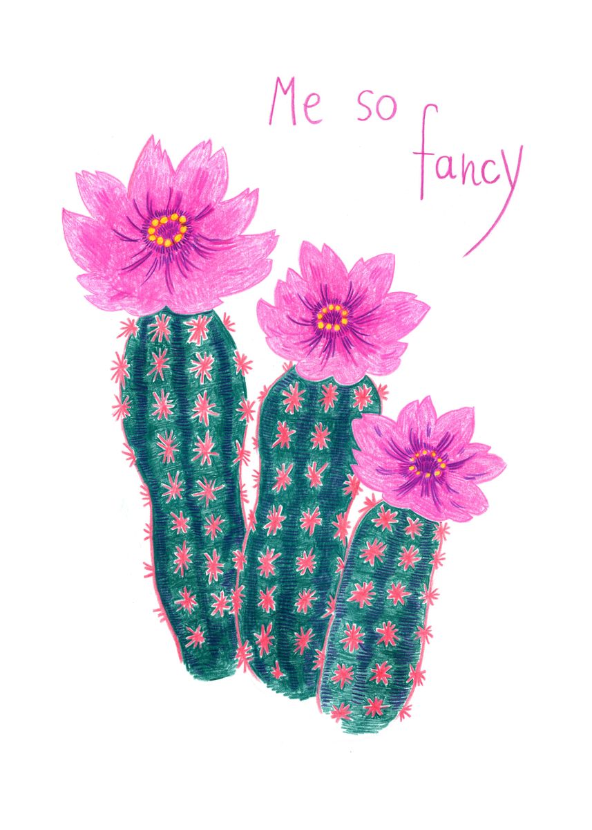 'Me So Fancy' Poster, picture, metal print, paint by Lotta Hakola ...