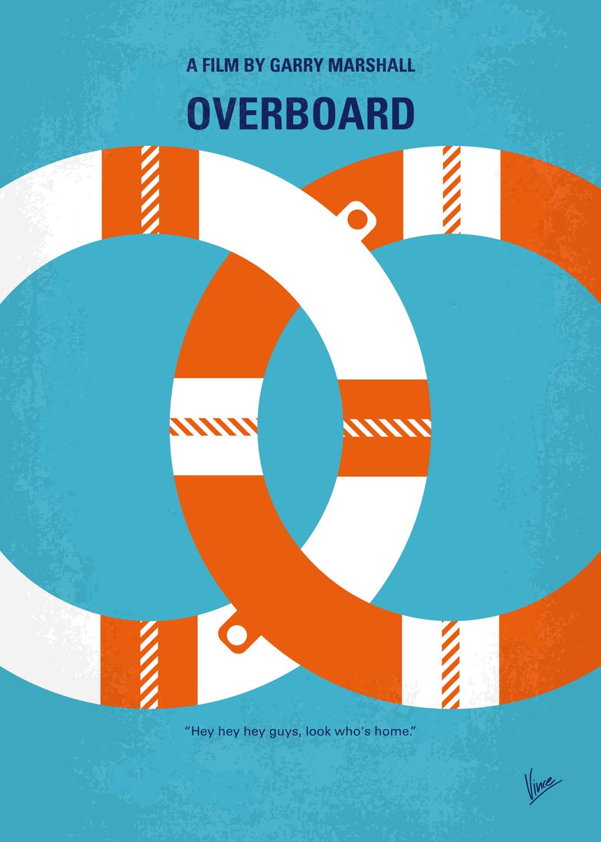 'No815 My Overboard minimal movie poster A cruel and be ... ' Poster ...