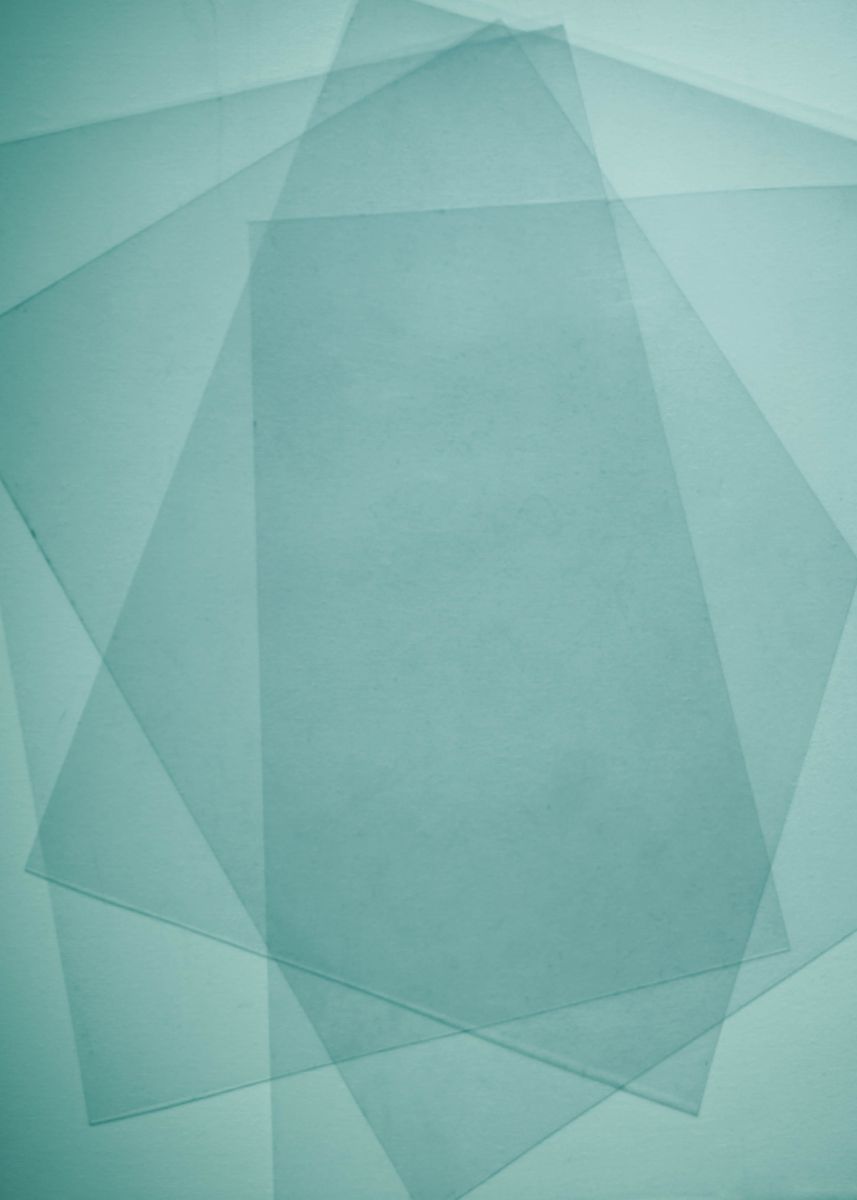 'Blue plastic squares' Poster, picture, metal print, paint by Larisa ...