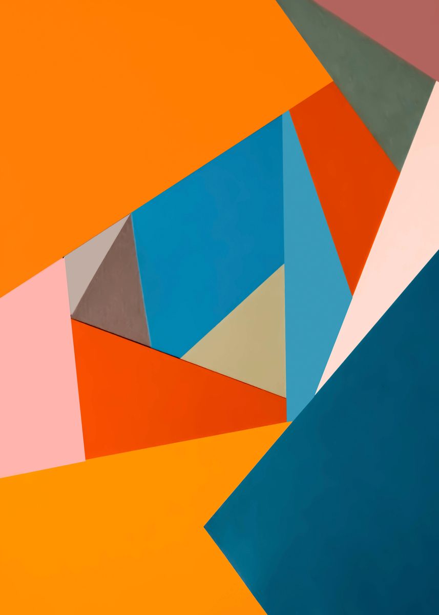 'Abstract paper background' Poster, picture, metal print, paint by ...