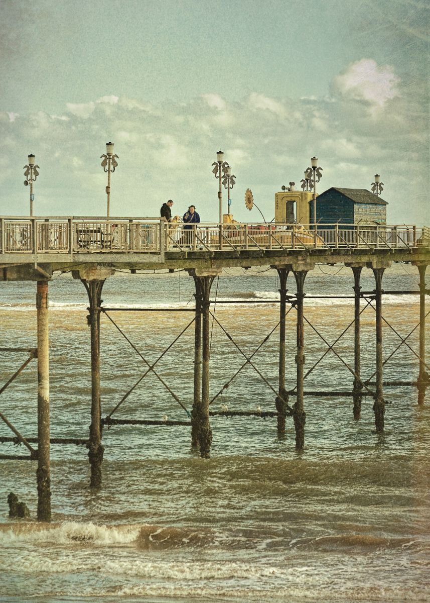 'Victorian Pier II - Vintage edited. From a series previ ... ' Poster ...