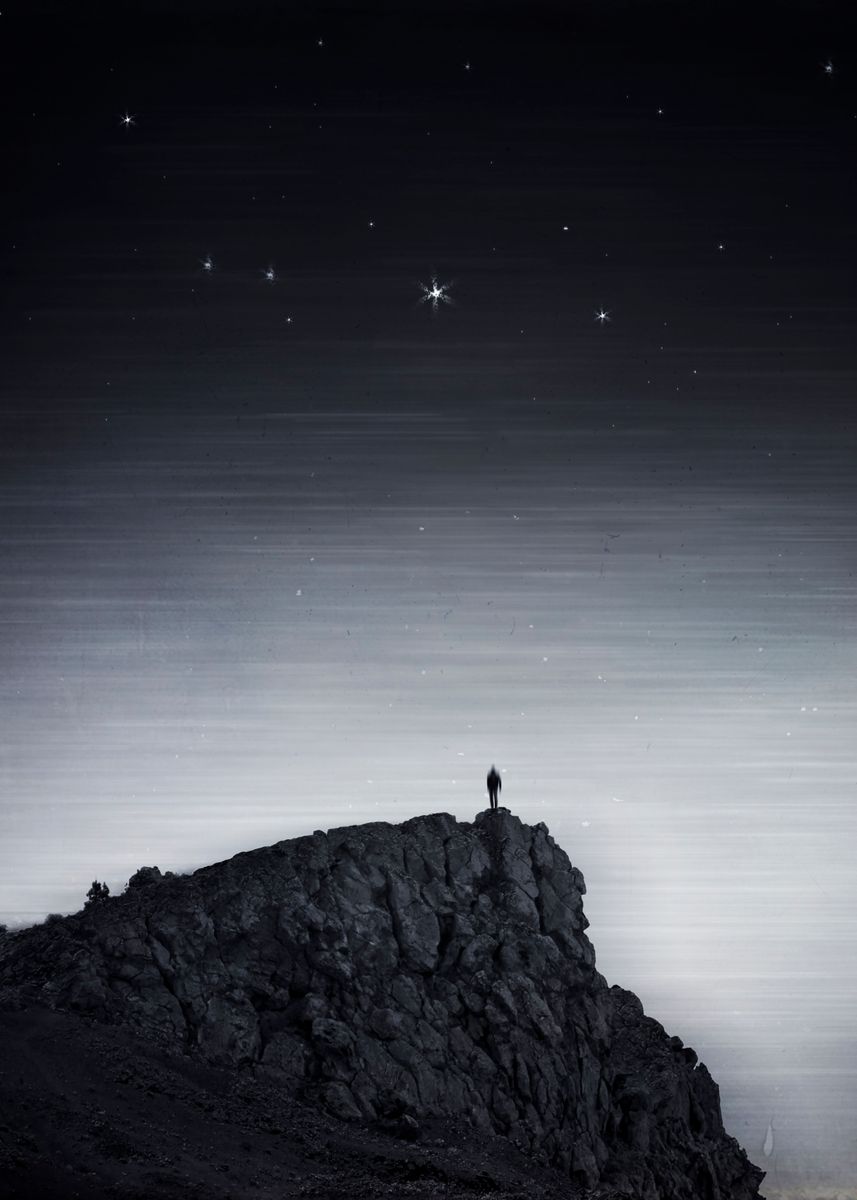 'existence' Poster, picture, metal print, paint by Dirk Wüstenhagen ...