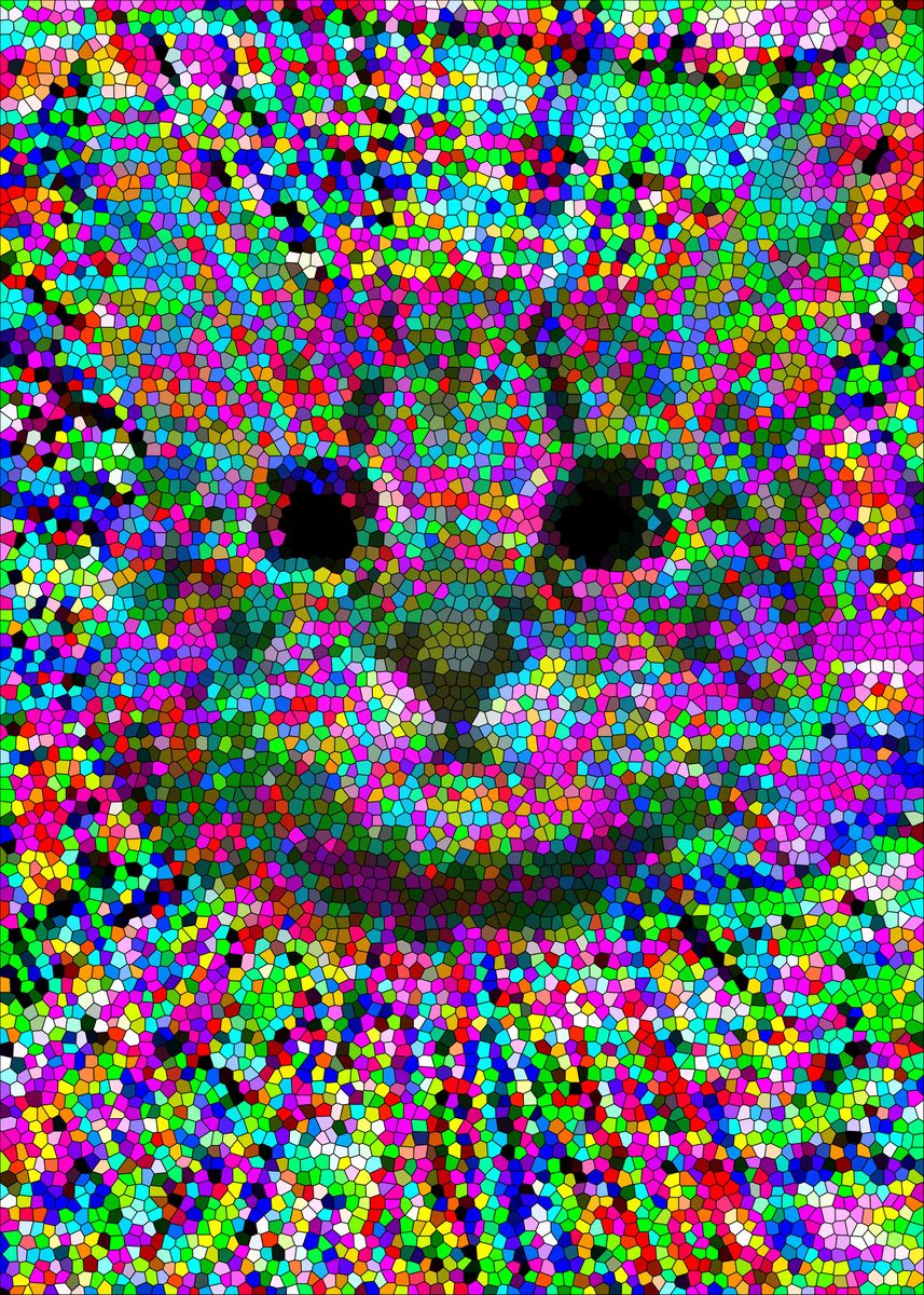 'Hypno Lsd Cat ' Poster, picture, metal print, paint by VOODOO ...