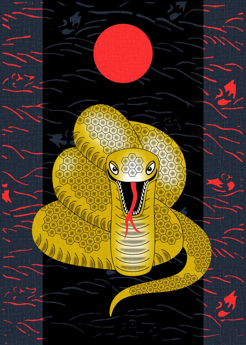 Japanese Snake Symbol