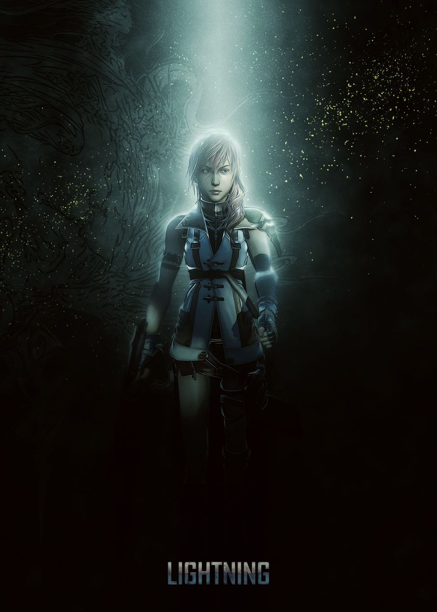 'Lightning' Poster, picture, metal print, paint by Rykker o7 | Displate